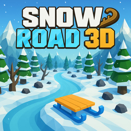 Snow Road 3D - Play Online